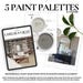 Benjamin Moore Chelsea Gray and Coordinating Colors ~ Color Palette for ...