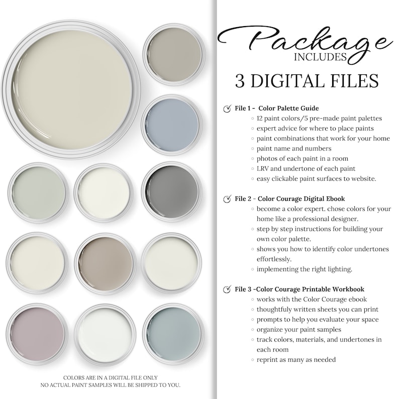 Benjamin Moore Wind's Breath Color Palette , Coordinated Home Paint ...