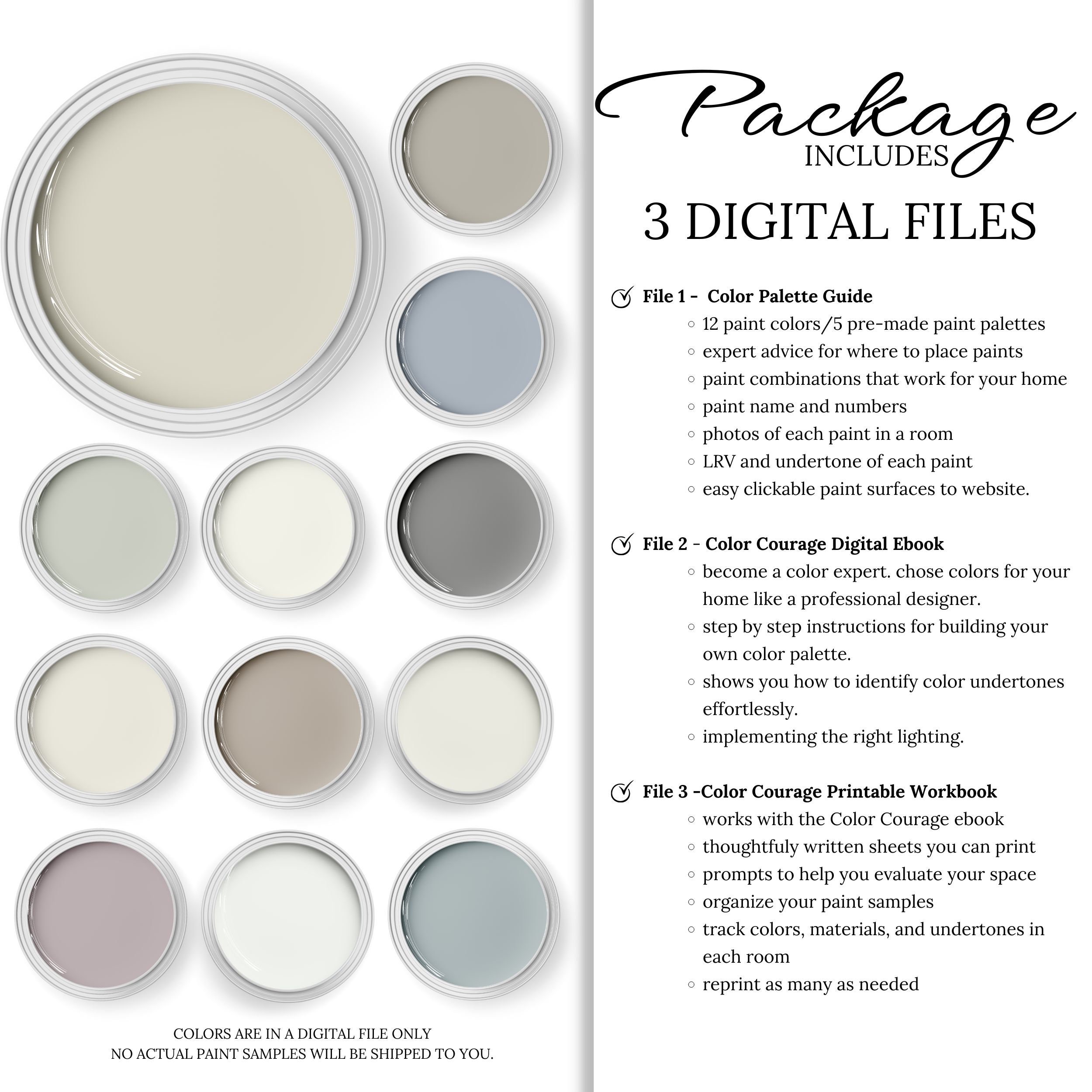 Benjamin Moore Wind's Breath Color Palette , Coordinated Home Paint ...