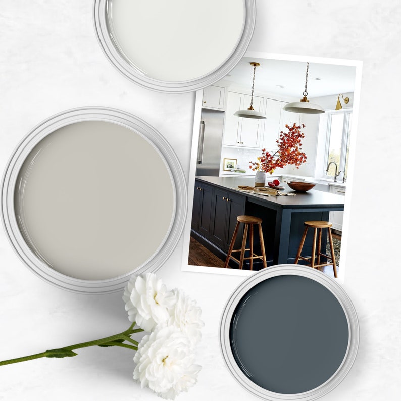 Behr Dolphin Fin Color Palette | Neutral Gray Paint Scheme | Modern ...
