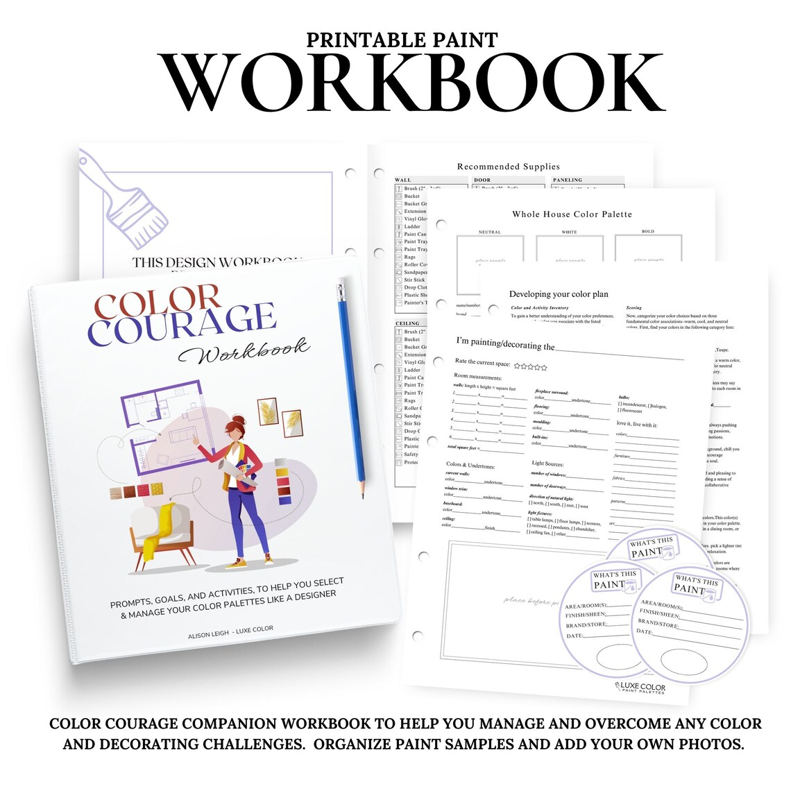 Benjamin Moore Chantilly Lace Color Palette Complementary Color Palette ...