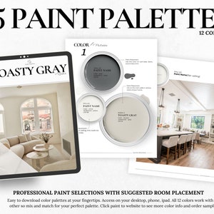 Behr Toasty Gray Color Palette | Neutral Warm Gray Paint Combinations ...