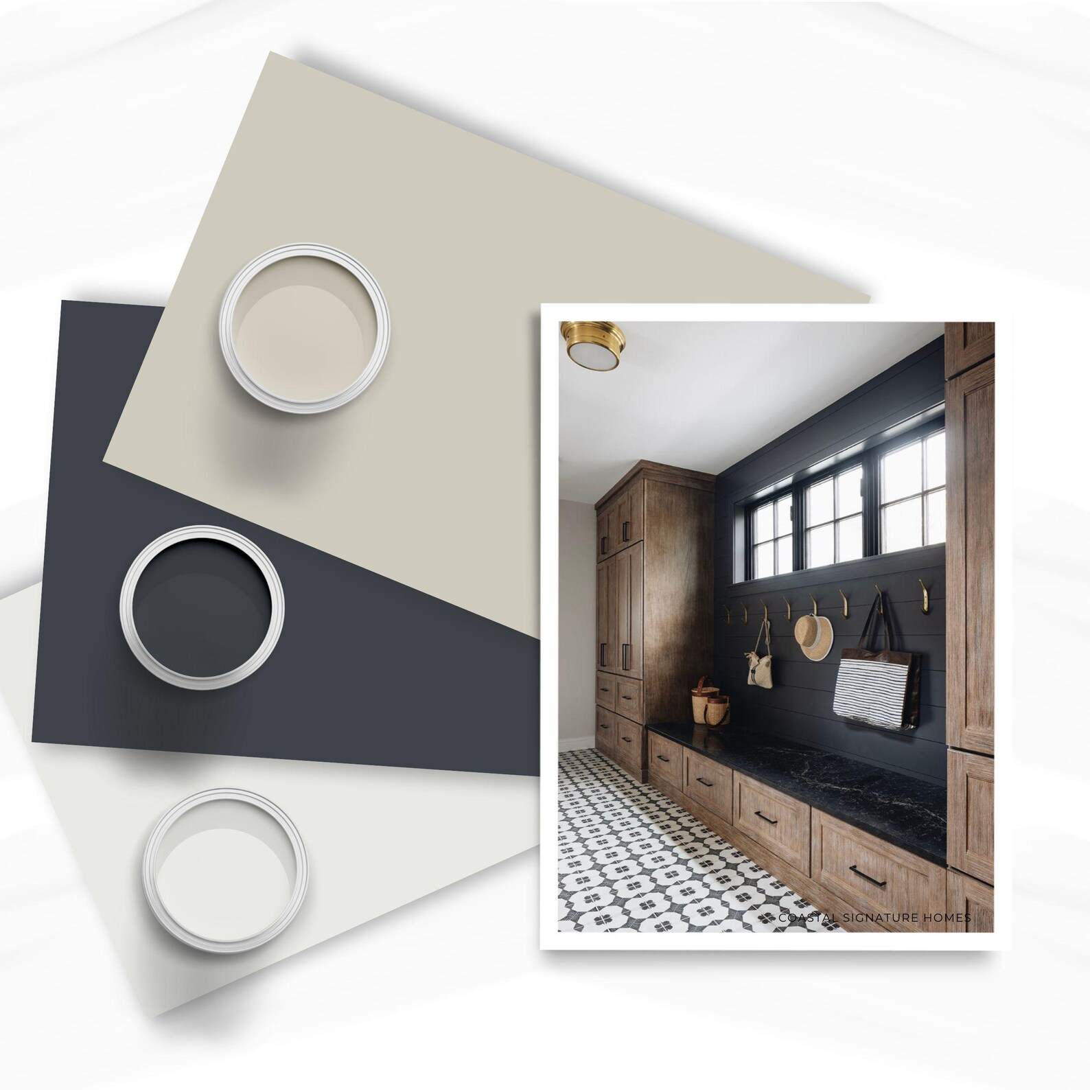 Sherwin Williams Cyberspace Paint Palette Guide | Dark Blue Gray Paint ...