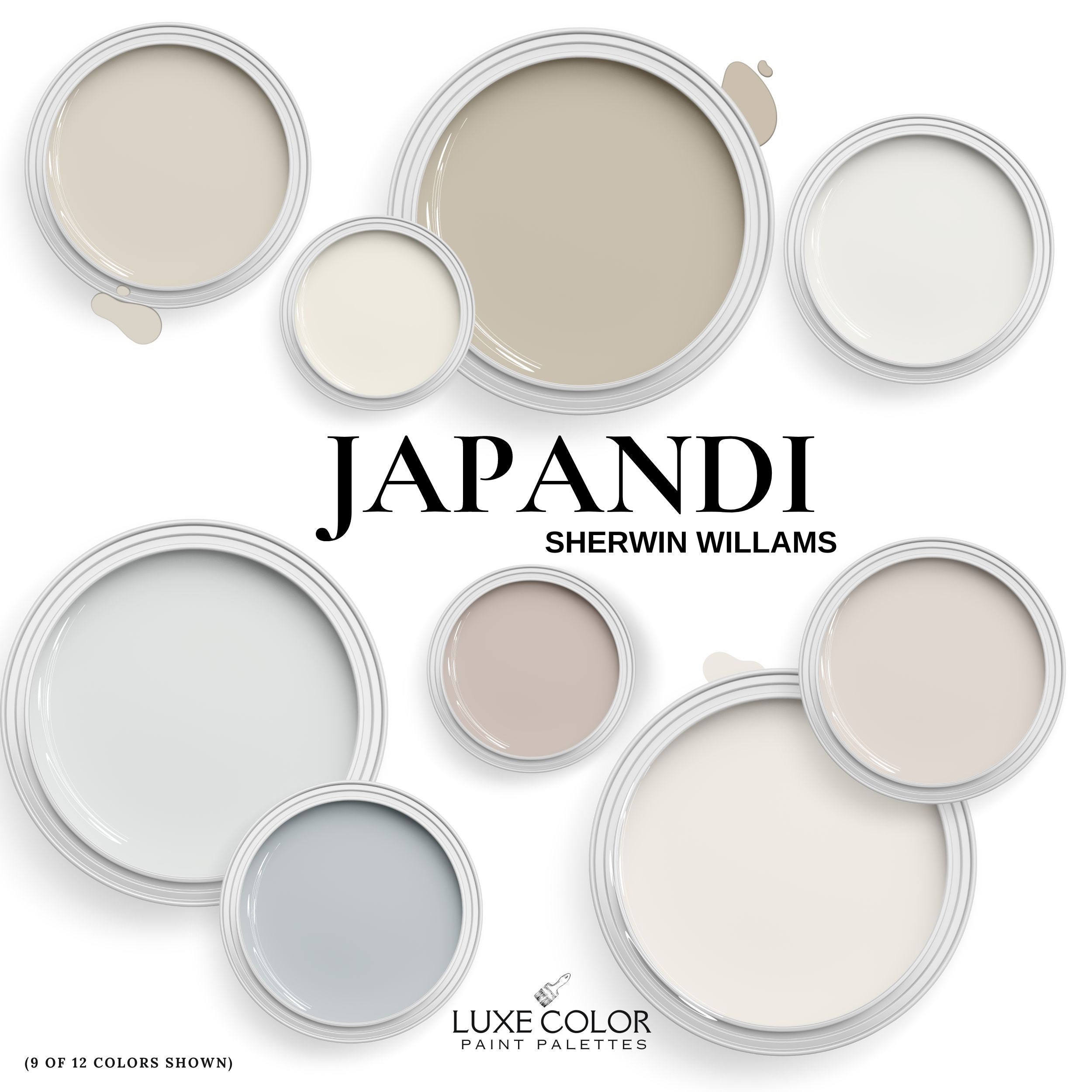 Japandi Paint Colors and Feng Shui Colors Sherwin Williams ...