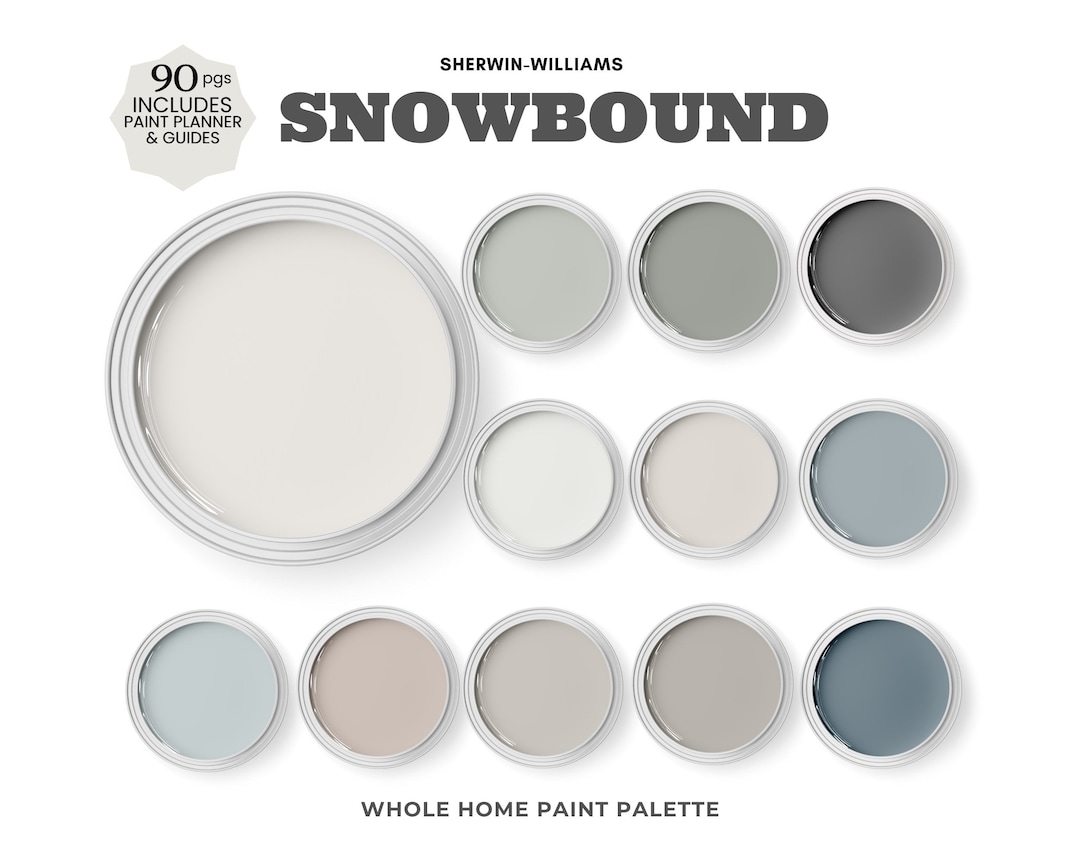 Sherwin Williams Snowbound and Coordinating Colors for Whole House ...