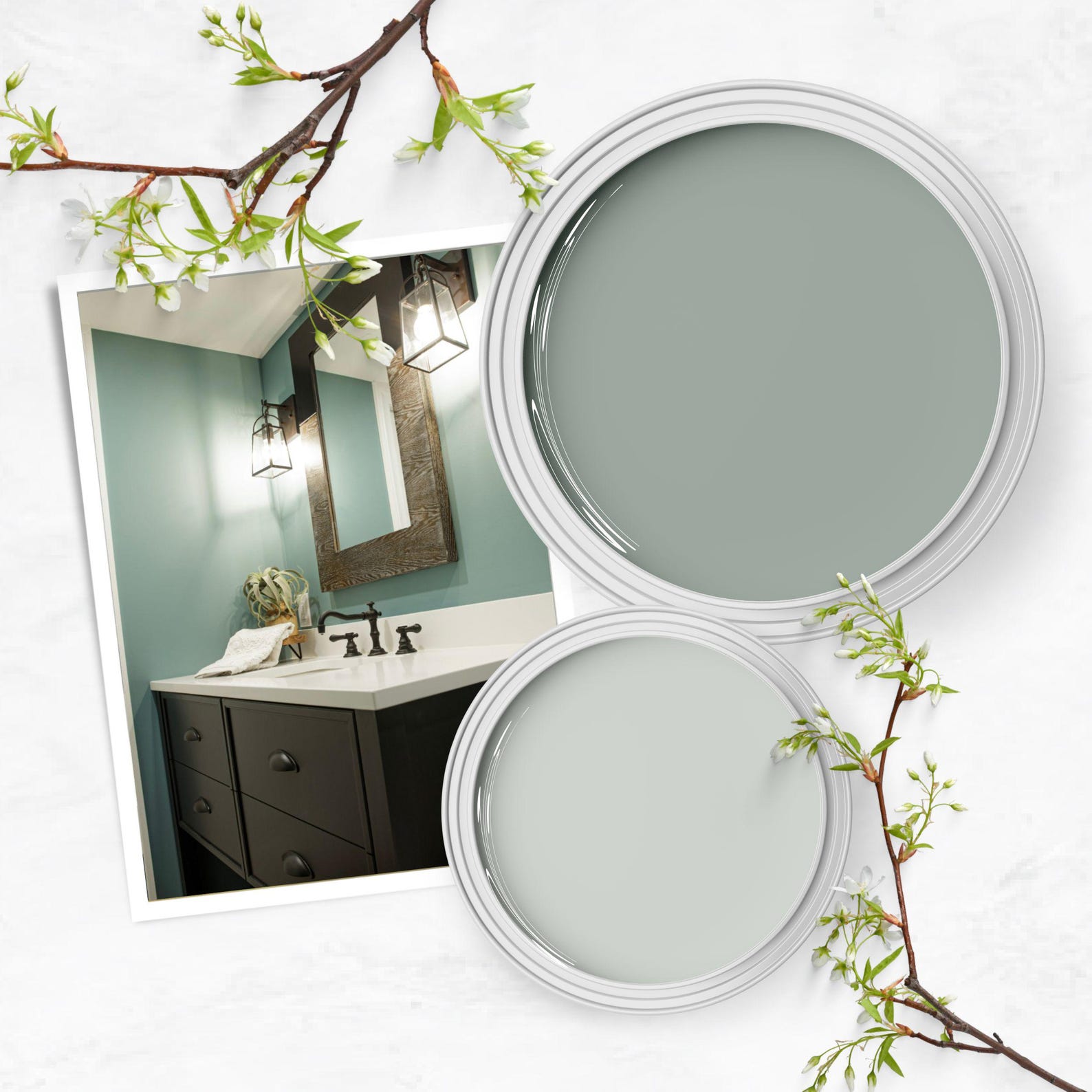 Benjamin Moore Wickham Gray Color Palette ~ Coordinating Paint Colors ...