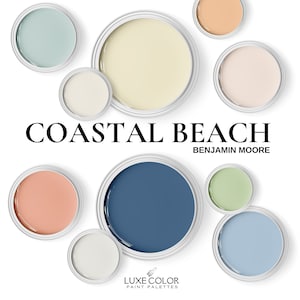Benjamin Moore Coastal Beach Color Palette ~ Includes Benjamin Moore ...