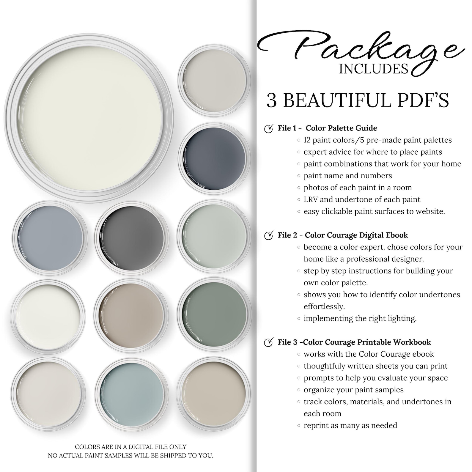 Benjamin Moore Cloud White Color Palette ~ Complementary Color Palette ...