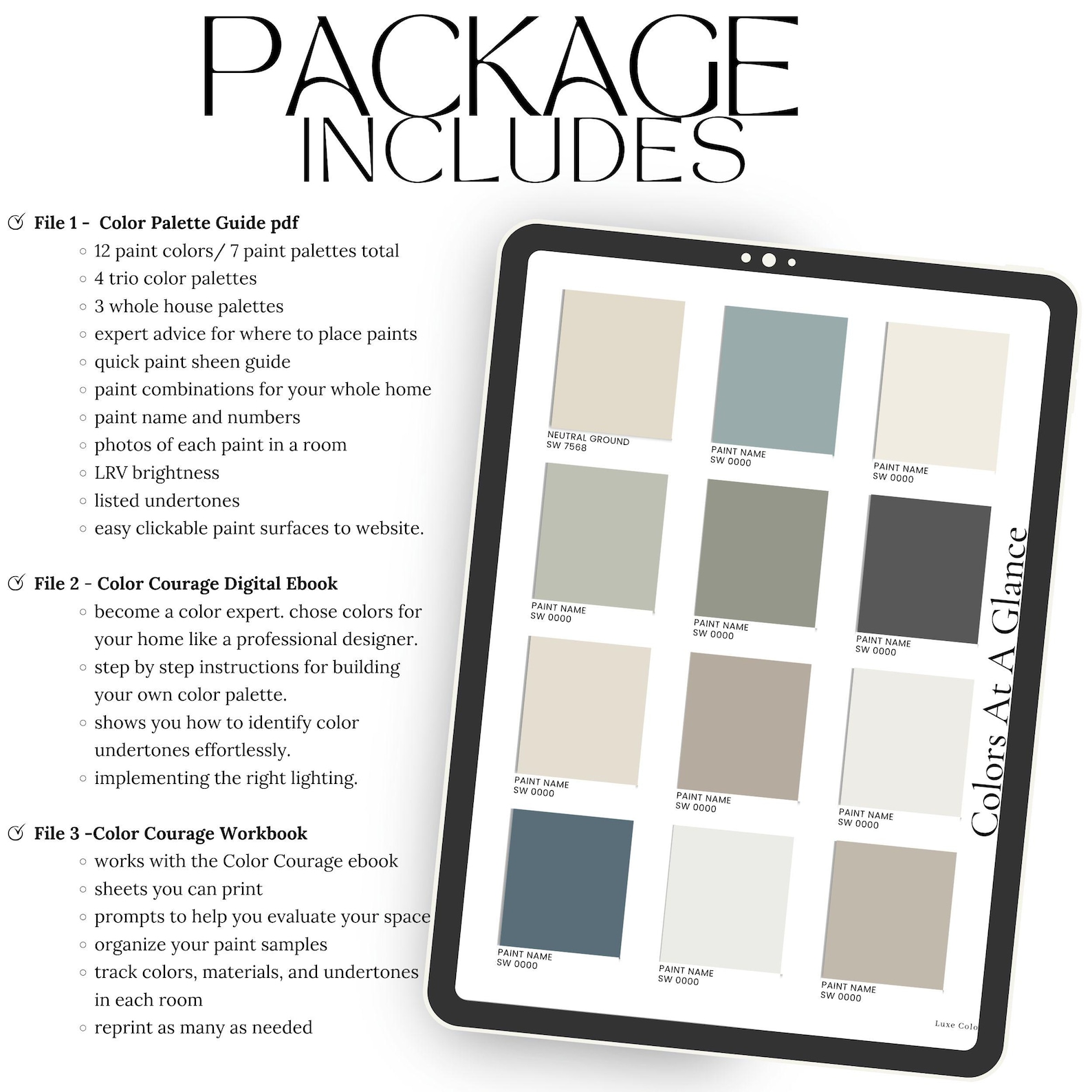 Neutral Ground Sherwin Williams Color Palette - Coordinating Colors for ...