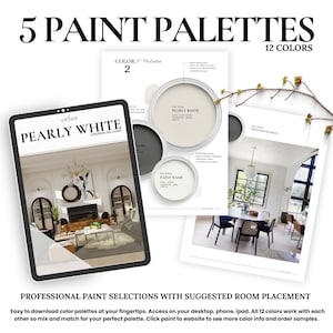 Sherwin Williams Pearly White With Coordinating Colors for Your Whole ...