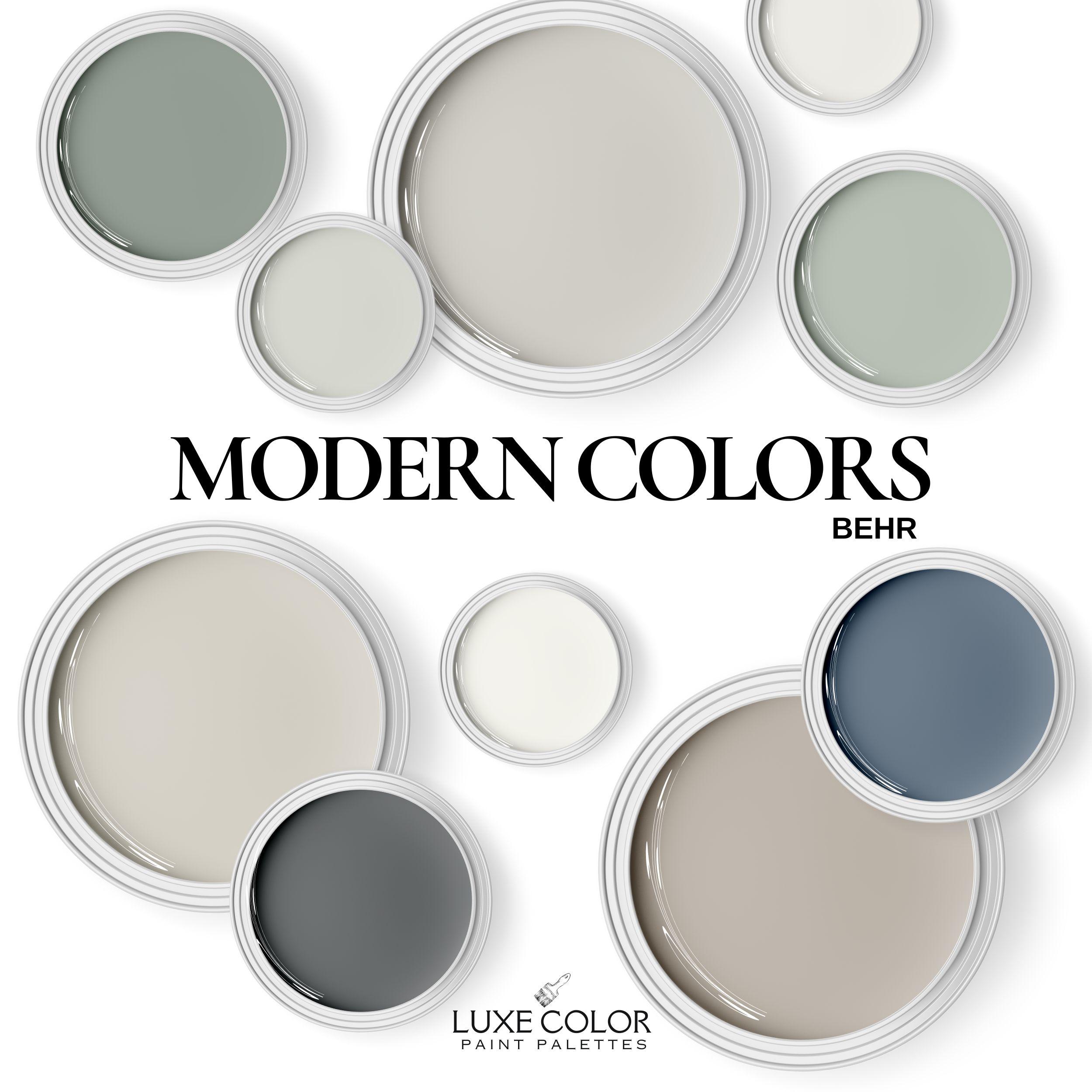Modern Interior Paint Colors From Behr ~ Modern Home Color Combinations ...