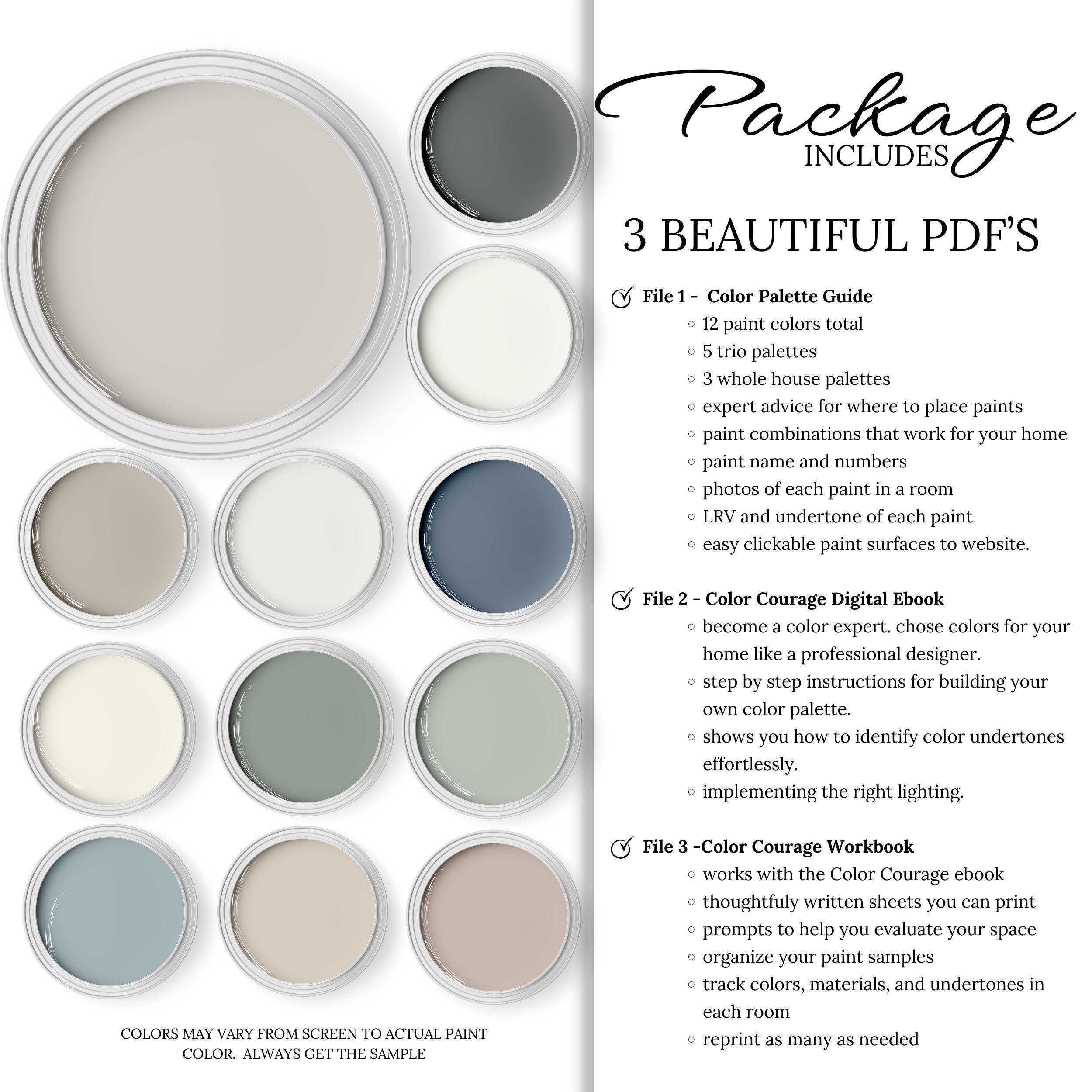 Behr Dove Color Palette ~ Includes Behr English Channel, and Behr Frost ...