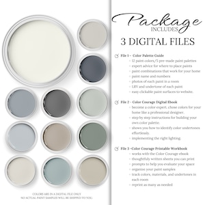 Simply White Benjamin Moore Color Palette ~ Coordinating Colors for a ...