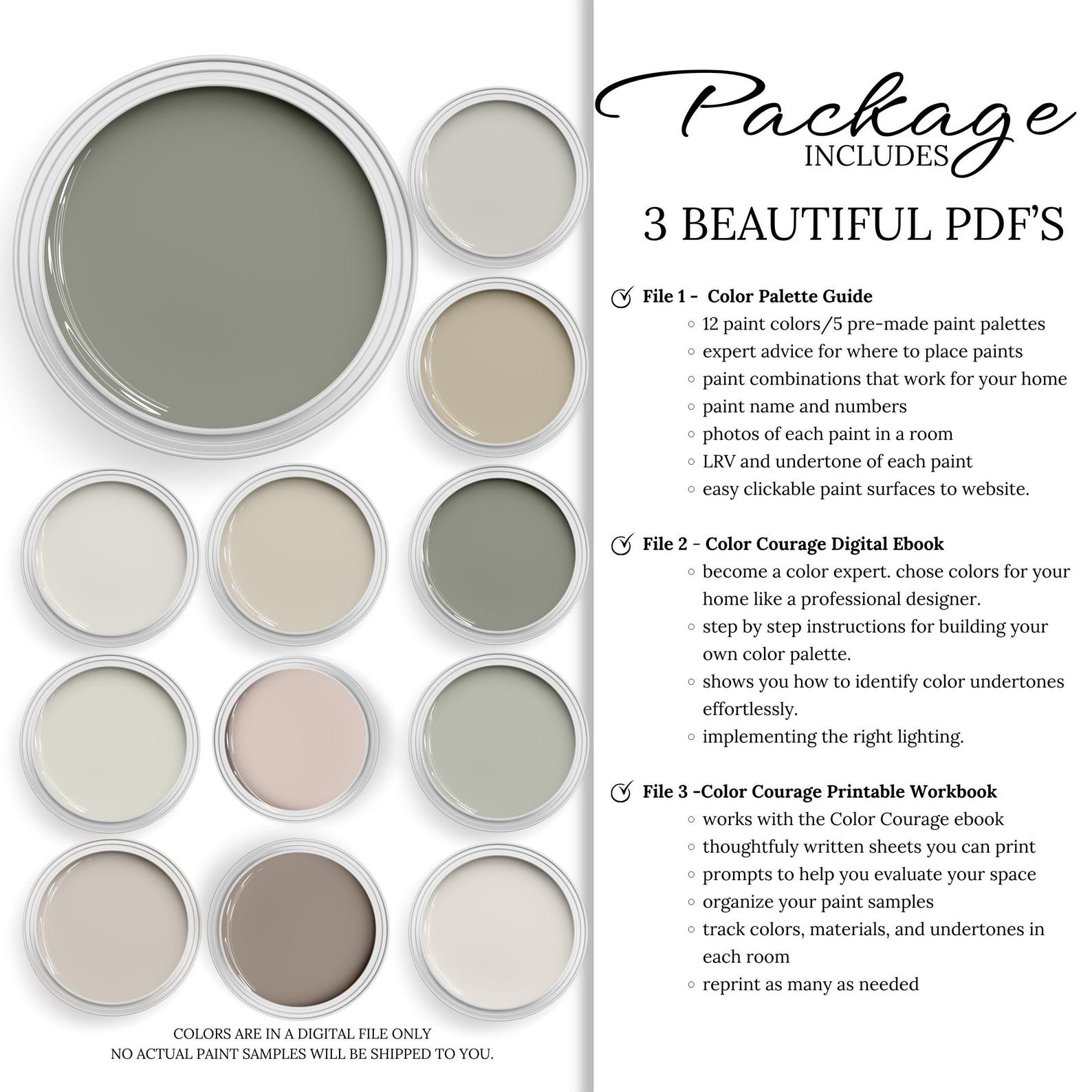 Benjamin Moore Vintage Vogue Paint Palette (digital Download) - Etsy