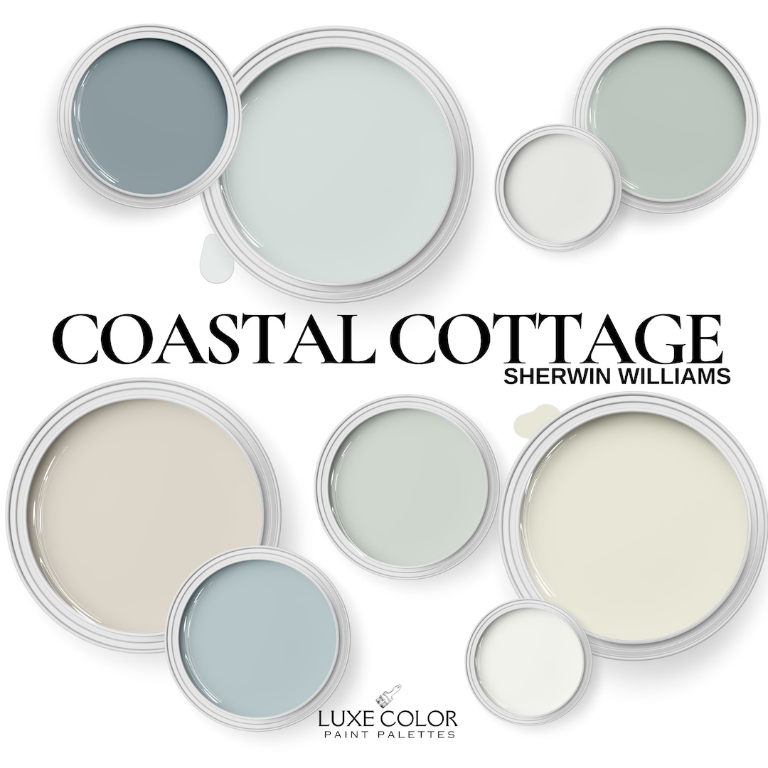 Coastal Cottage Style ~ Paint Colors From Sherwin Williams ~ Paint ...