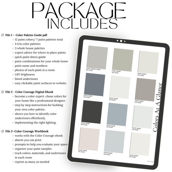 Carta De Colores Gris De Sherwin Williams