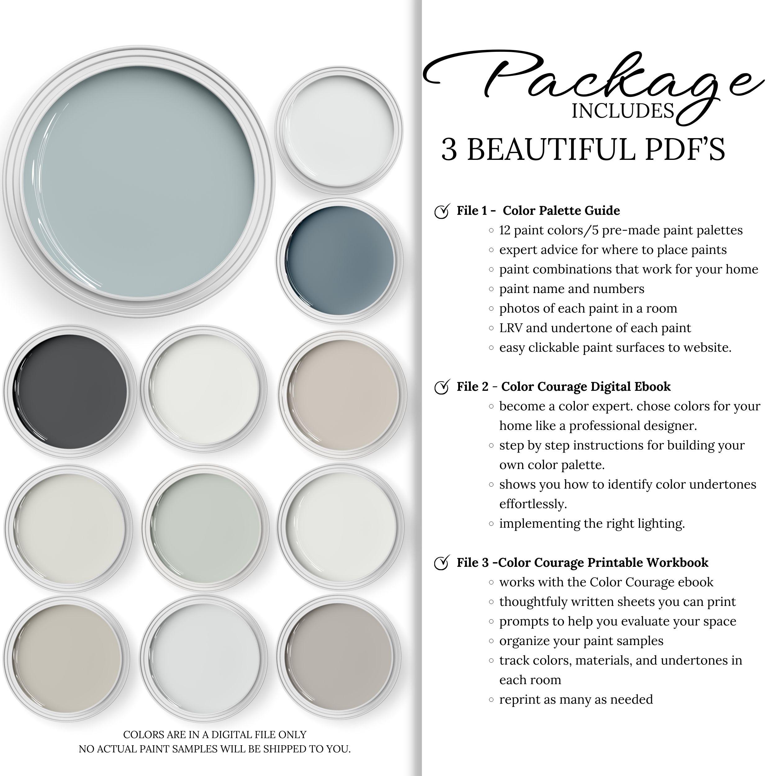 Benjamin Moore Smoke Color Palette. Complementary Colors for Your ...