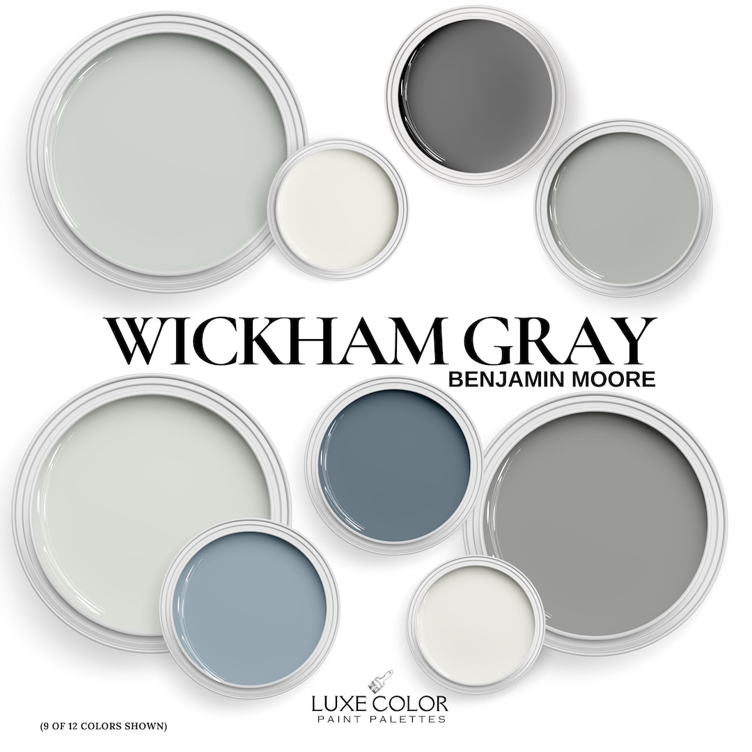 Benjamin Moore Wickham Gray Color Palette ~ Coordinating Paint Colors ...
