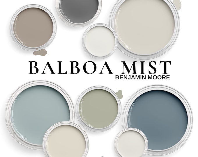 Benjamin Moore Balboa Mist Color Combinations With BM Collingwood ...
