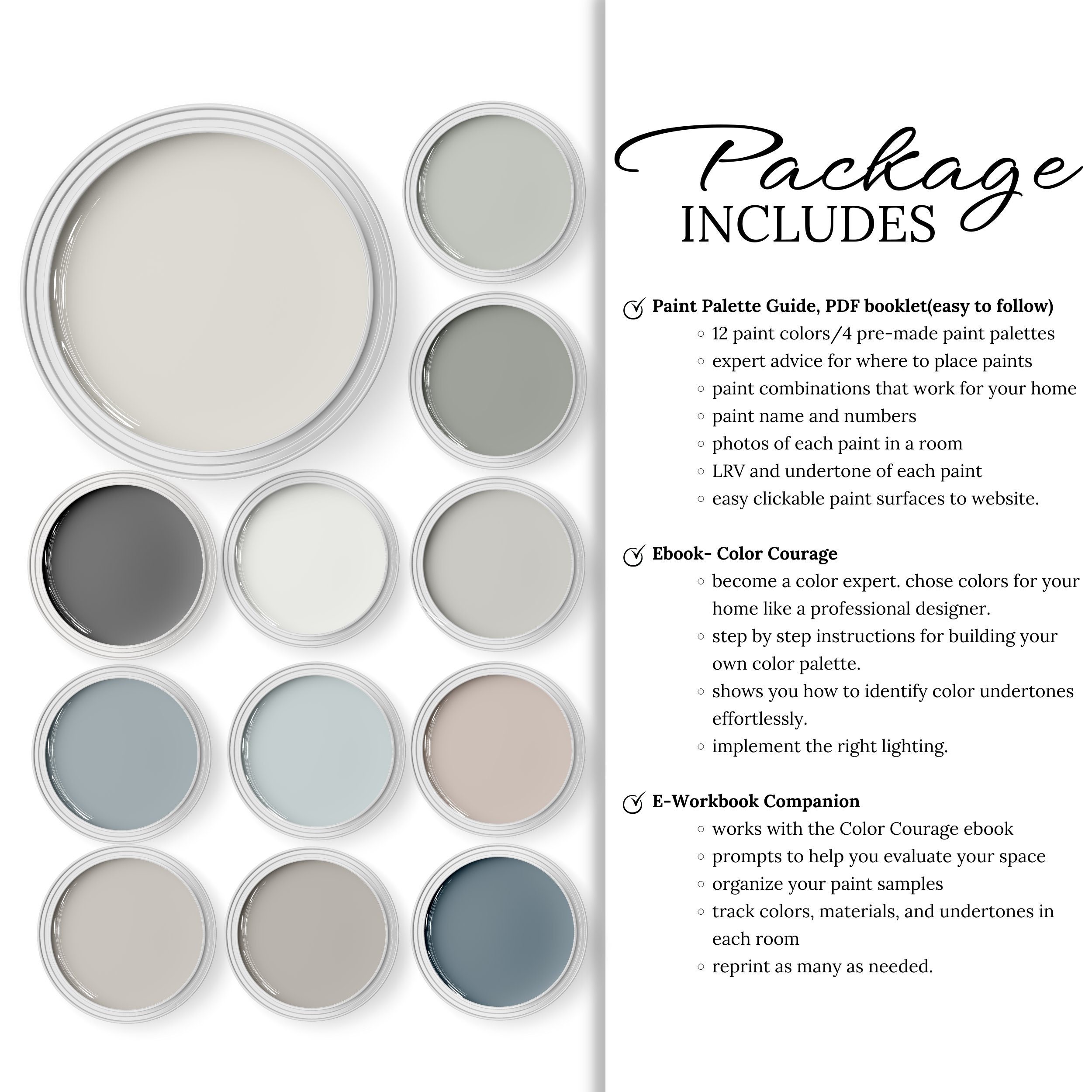 Sherwin Williams Eider White Color Palette. Get Coordinating Colors for ...