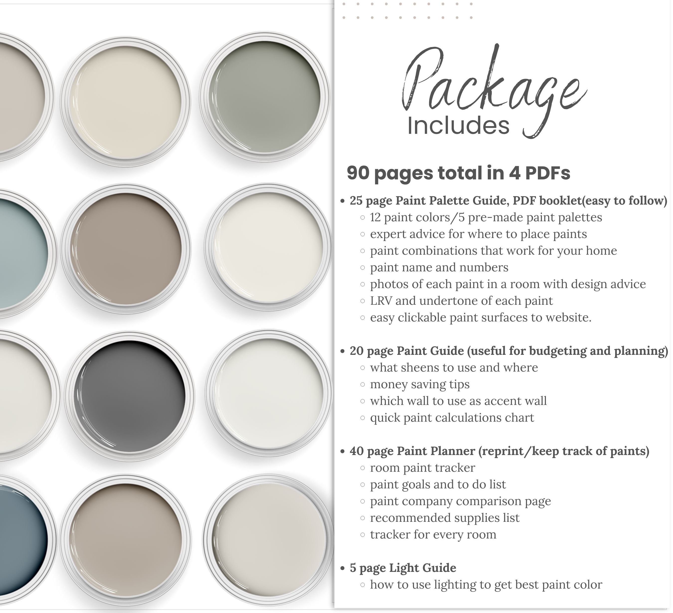Benjamin Moore Balboa Mist Color Combinations With BM - Etsy