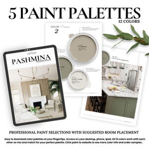 Benjamin Moore Pashmina Color Palette ~ Complementary Color Palette for ...