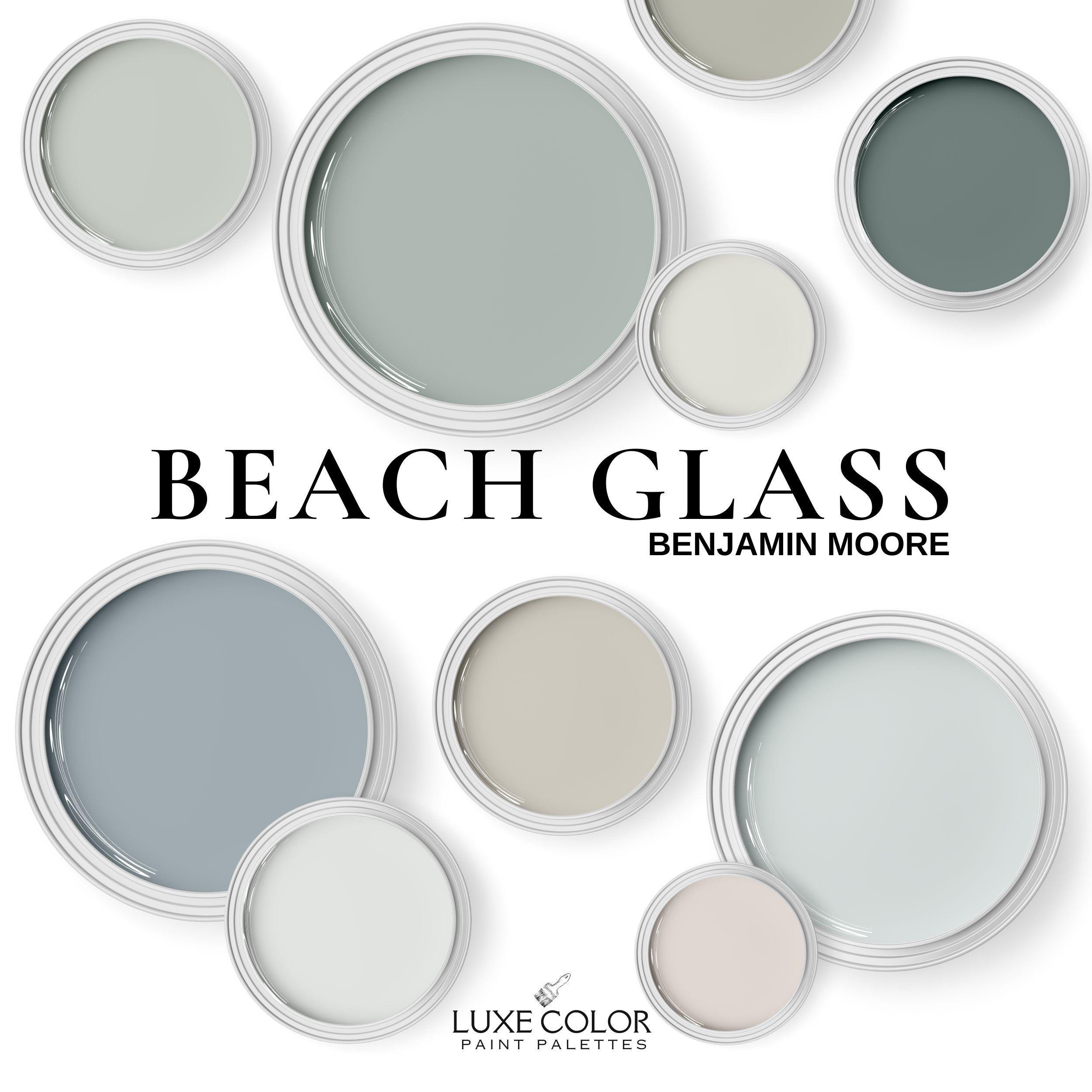 Benjamin Moore Beach Glass Palette ~ Coordinating Colors for Your ...