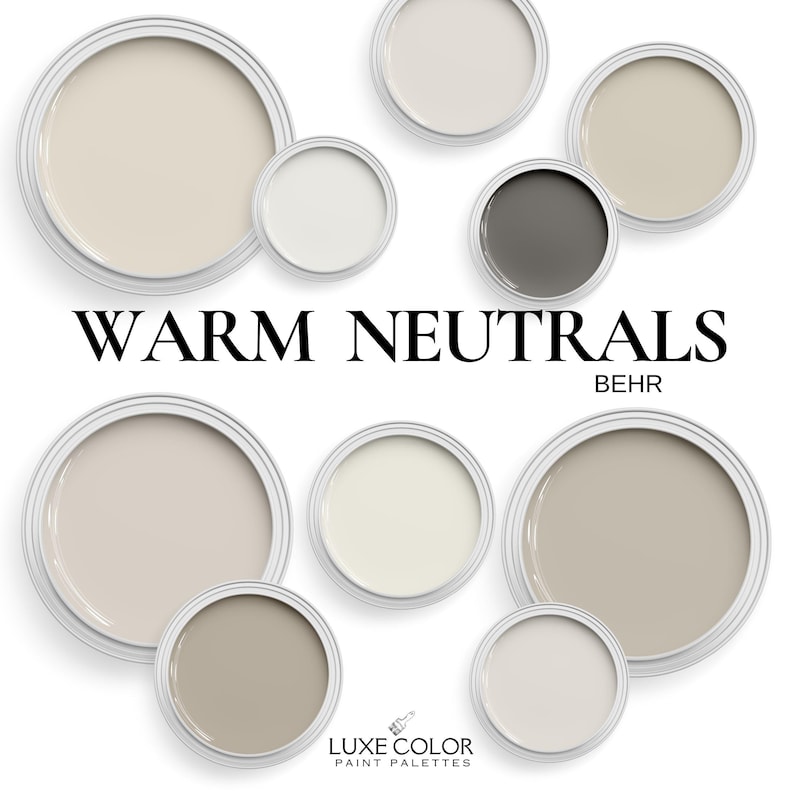 Warm Neutrals Paint Colors | Behr Color Combinations | Interior Paint ...