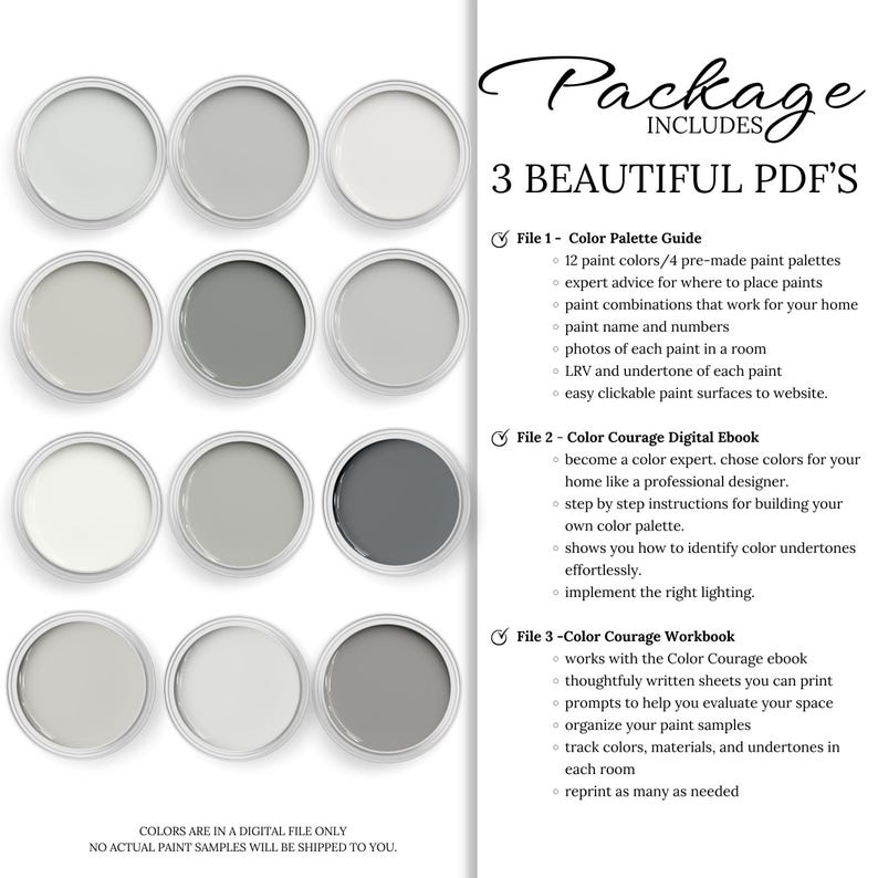 Sherwin Williams Gray Colors Palette | Coordinating Shades of Gray ...