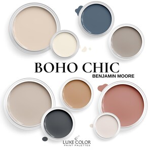 Boho Chic Color Palette From Benjamin Moore ~ Features Boho Wall Paint ...