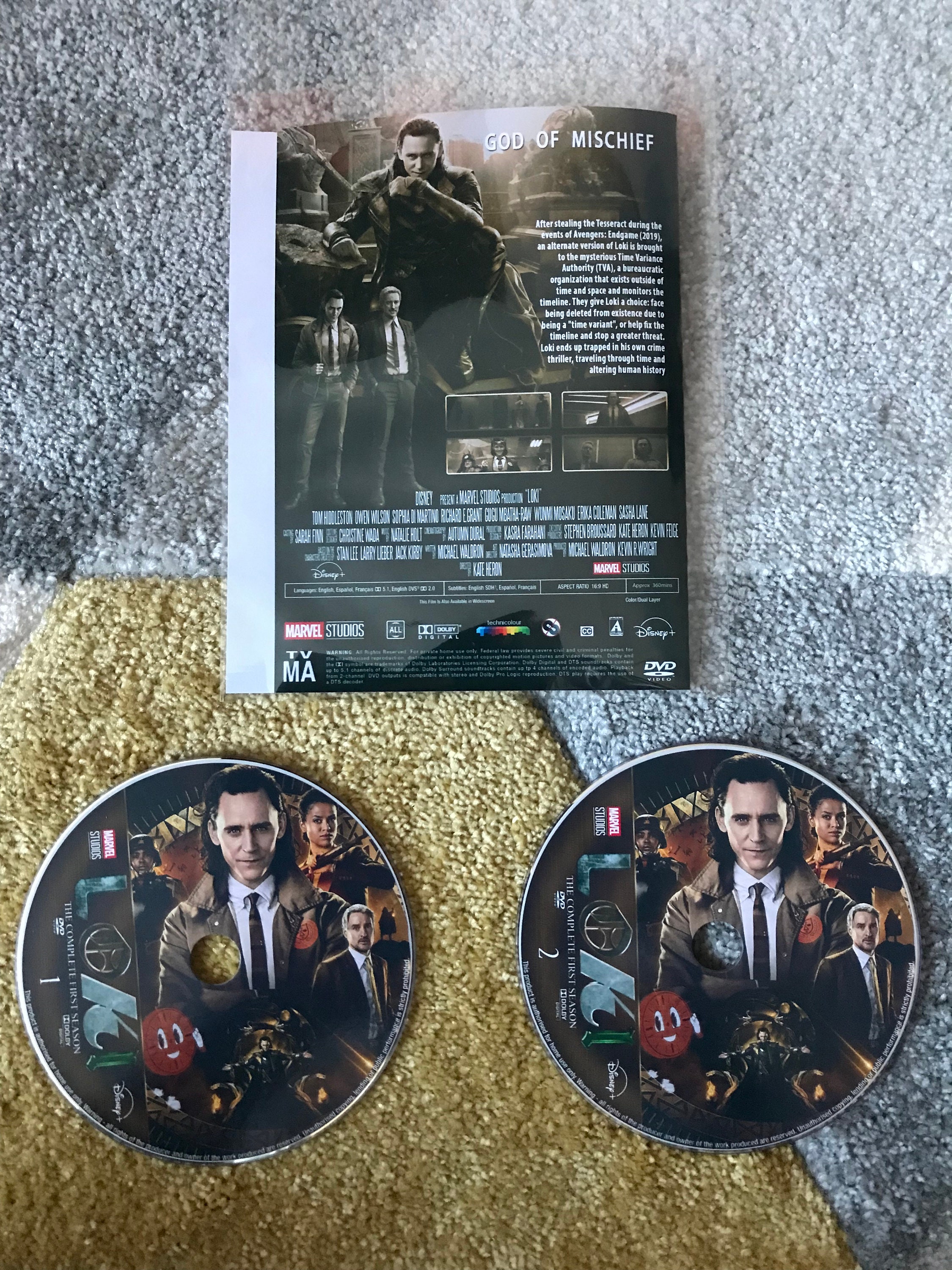 Loki Season 1 Dvd Set Etsy