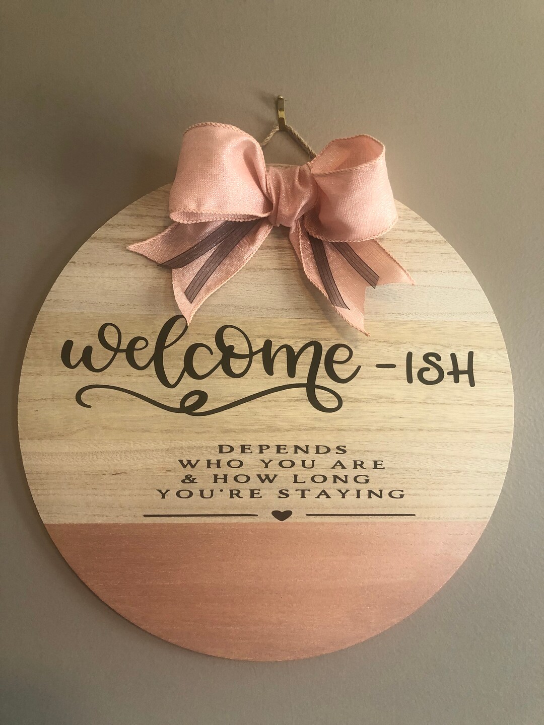 Custom Welcome Sign - Etsy