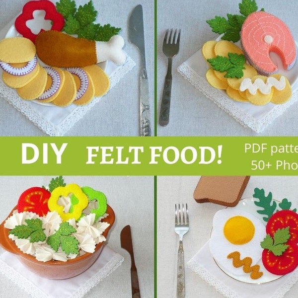 Felt Food Pattern - Etsy