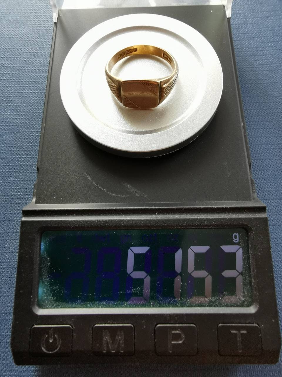 Vintage Chunky 9ct Solid Gold Signet Ring by Lawson Ward & Gammage UK T ...