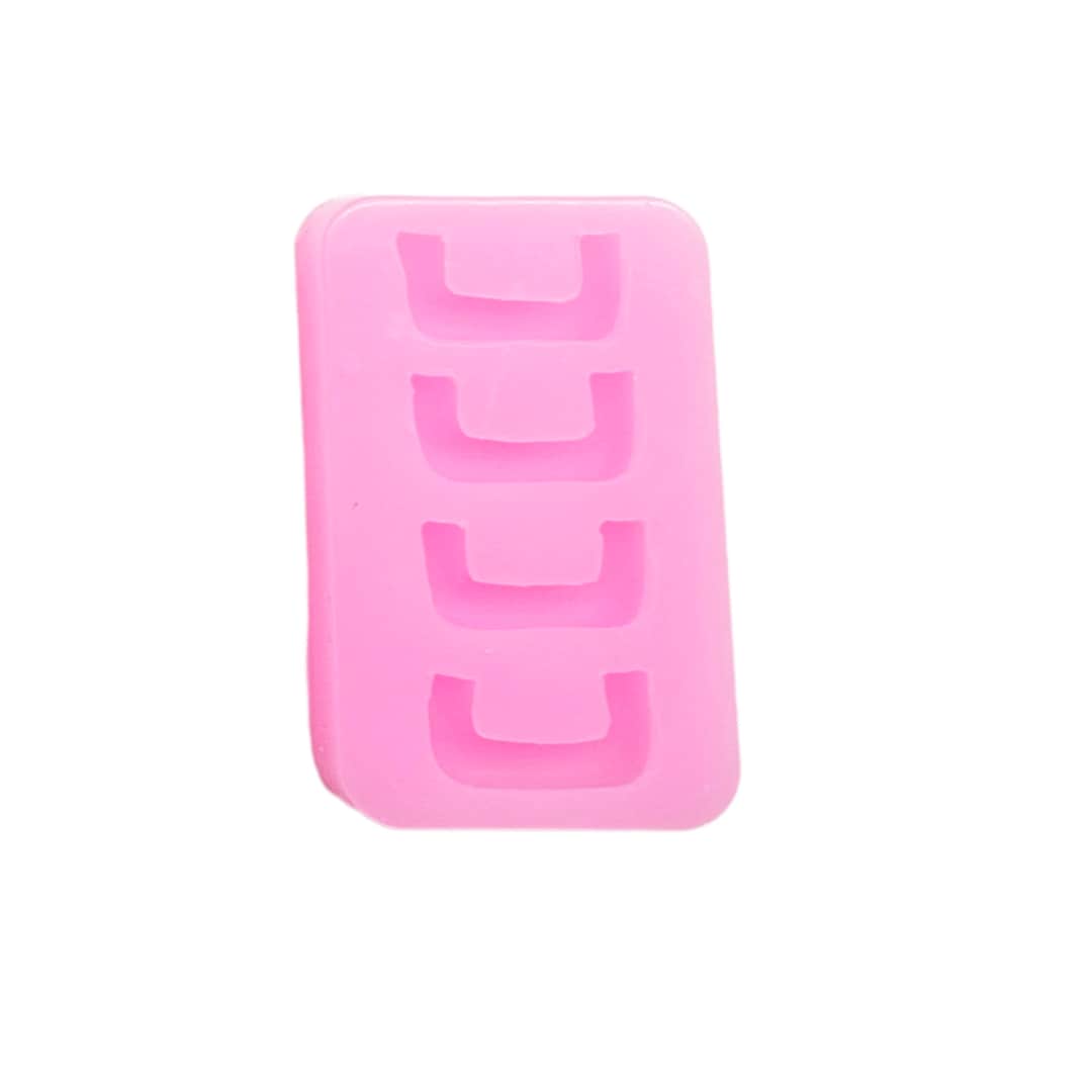 Mug Handle Mold 4 Cavities Silicone Mold, Chocolate Mold, Flexible Mold ...
