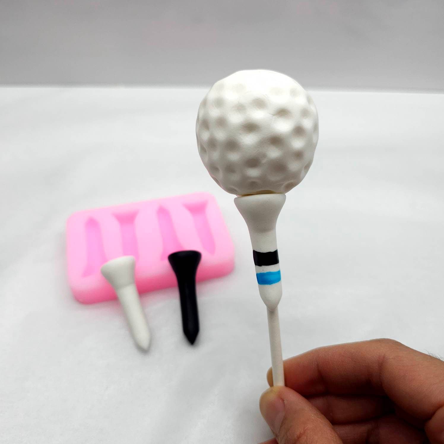 Golf Tee Silicone Mold | Golf Mold Sugarpaste Fondant Mold | Chocolate ...