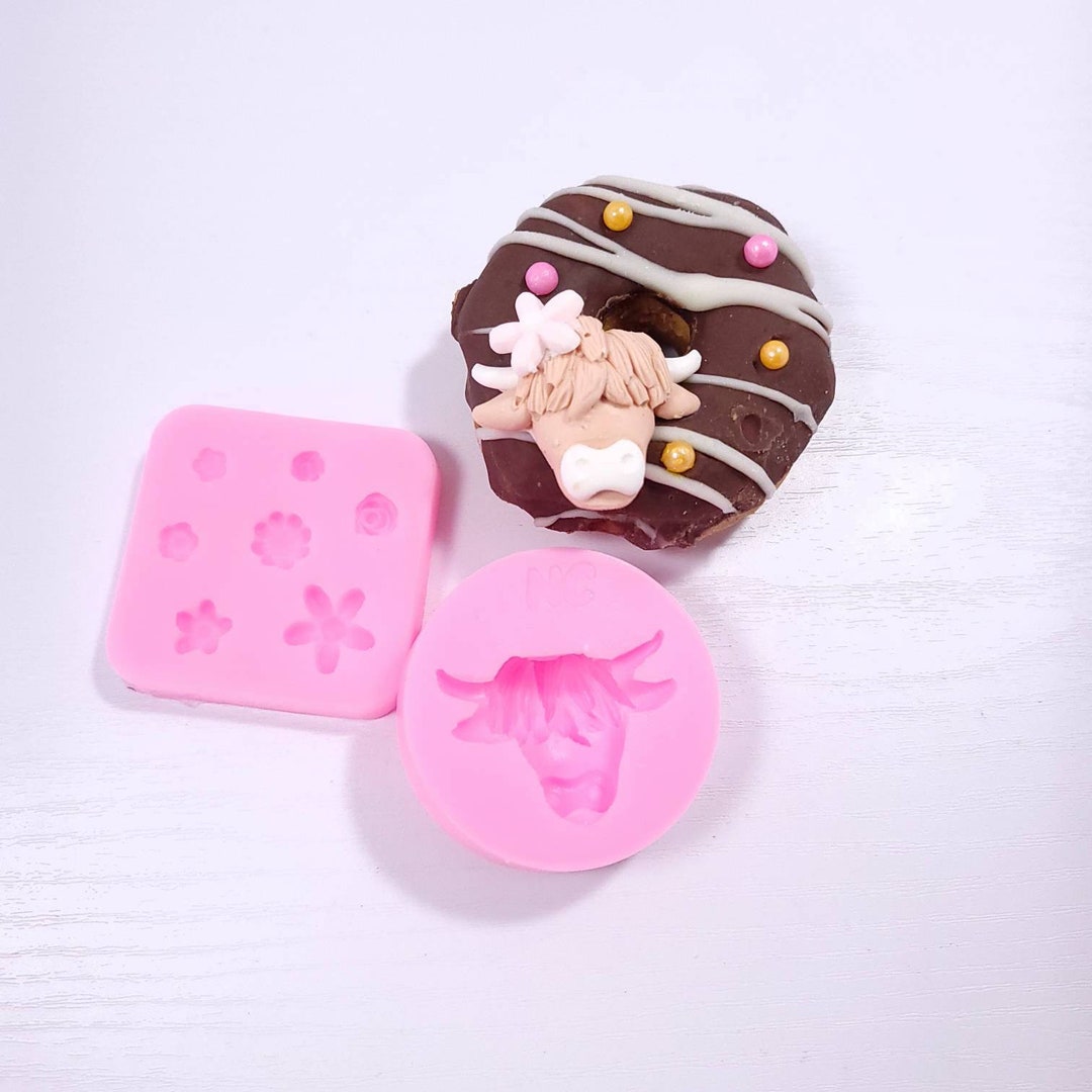 Highland Cow Silicone Mold Chocolate Mold Flexible Mold Handmade Cake ...