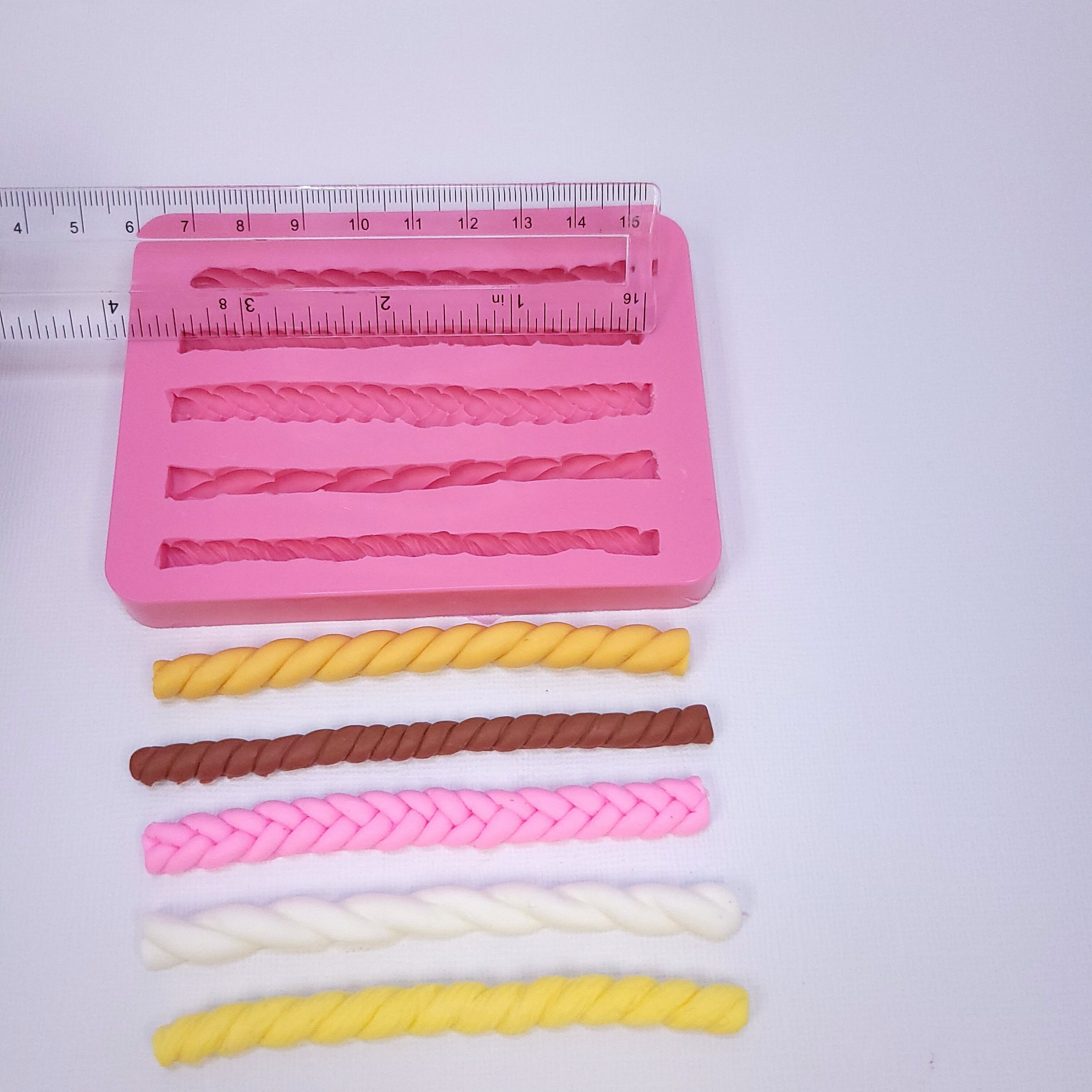 Ropes and Braid Silicone Mold A Sugarpaste Fondant Mold - Etsy