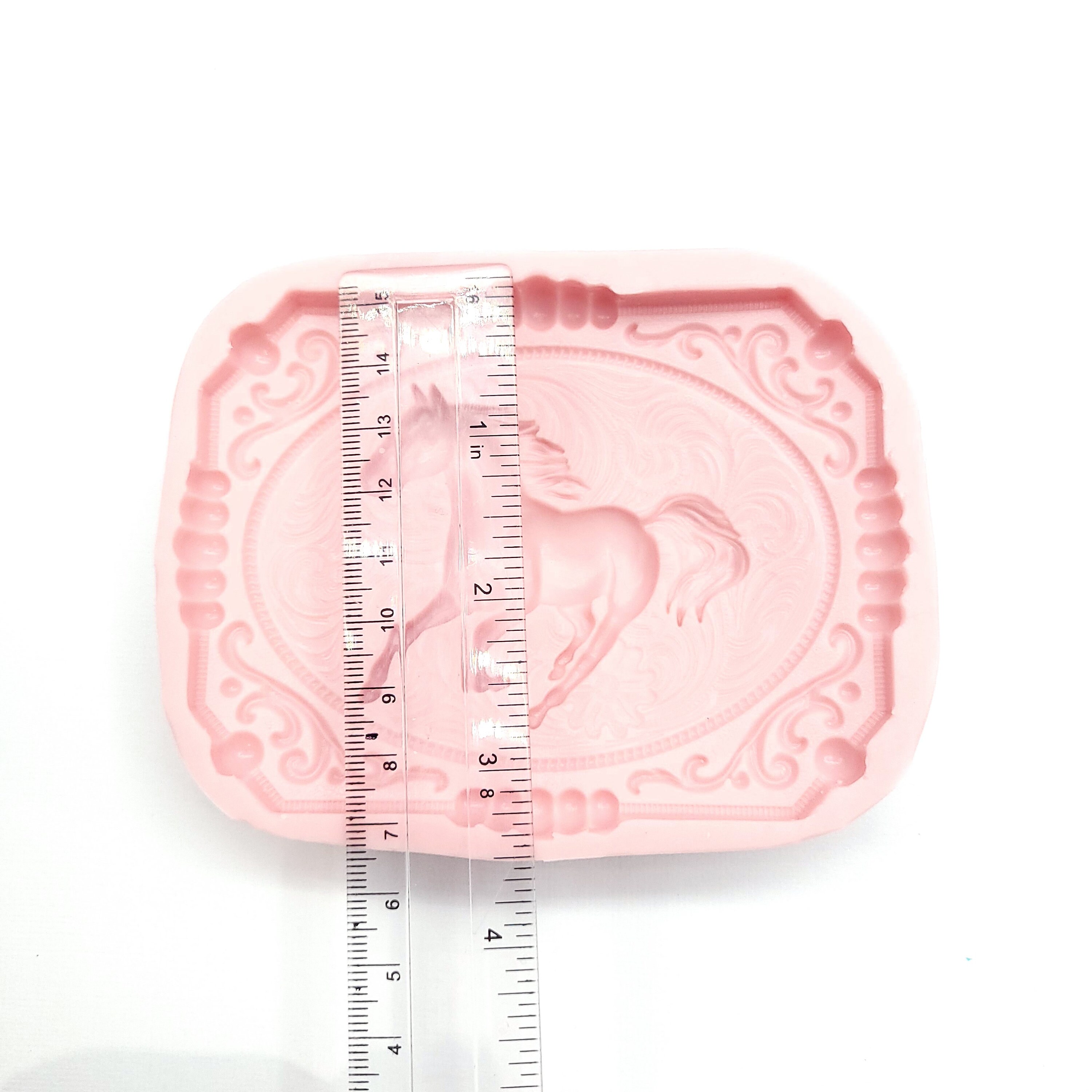 Cowboy Belt Buckle Silicone Mold Wax Mold Resin Mold Soap Mold ...