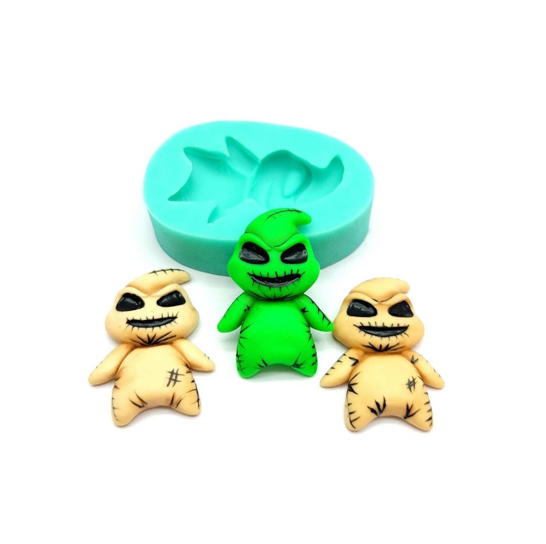 Boogie Monster Halloween Mold, Monster 1 Cavities Silicone Mold ...