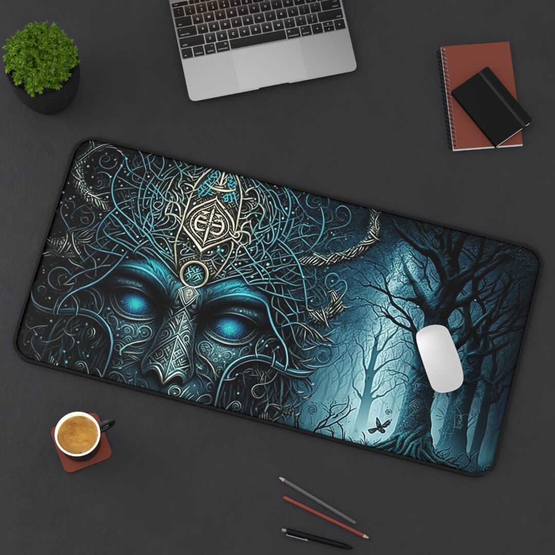Goth Inspired Desk Decor Scary Office Accessory Gothic Mousepad XL ...
