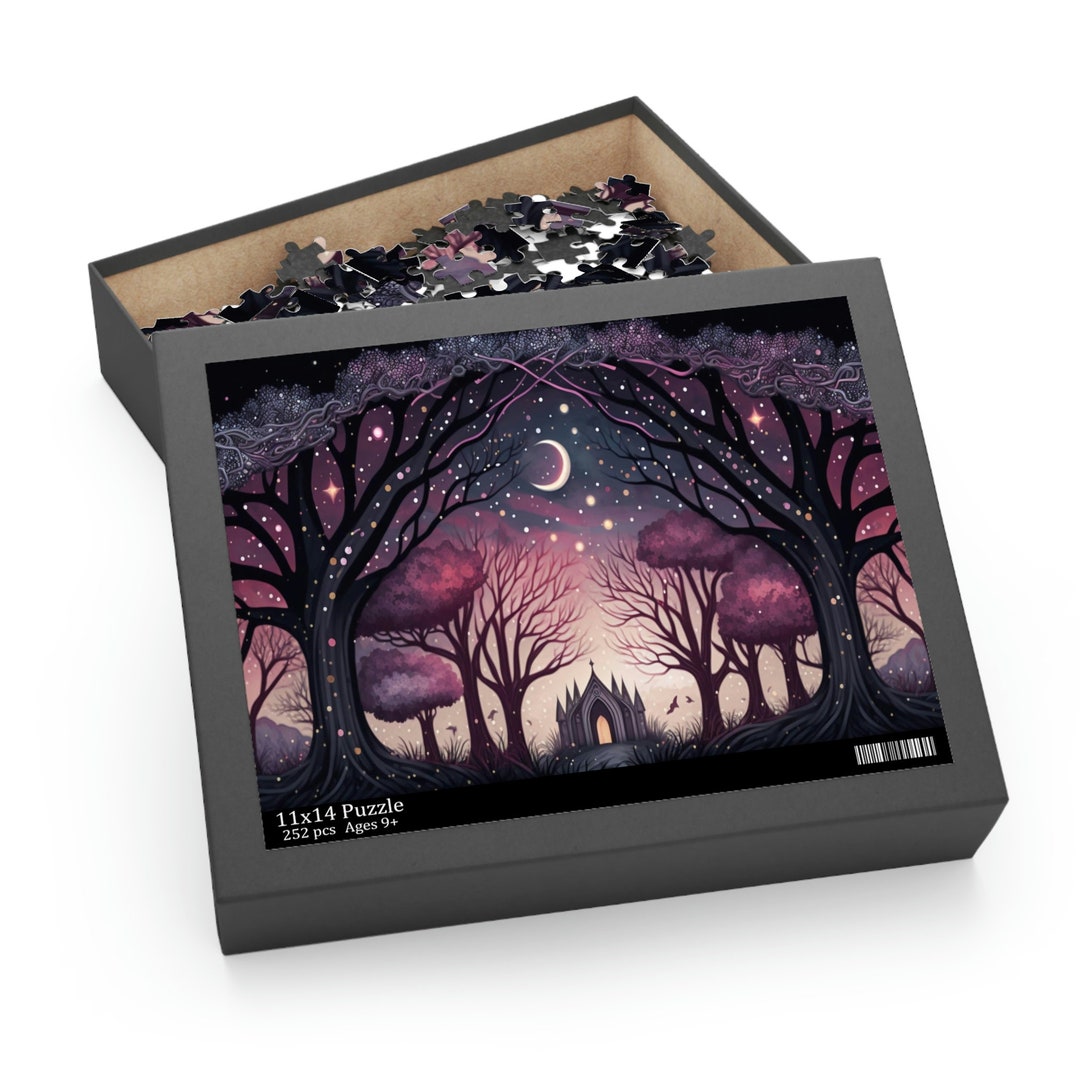 Gothic Fantasy Forest 252 Piece Puzzle Challenging Puzzle, Problem ...