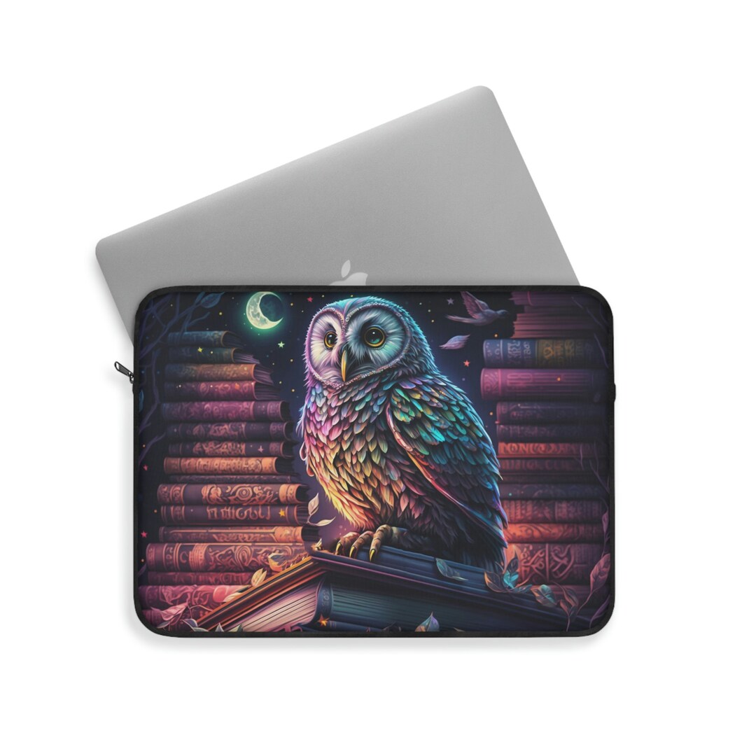 Light Academia Owl Laptop Sleeve Owl Computer Case Owl Laptop Case ...