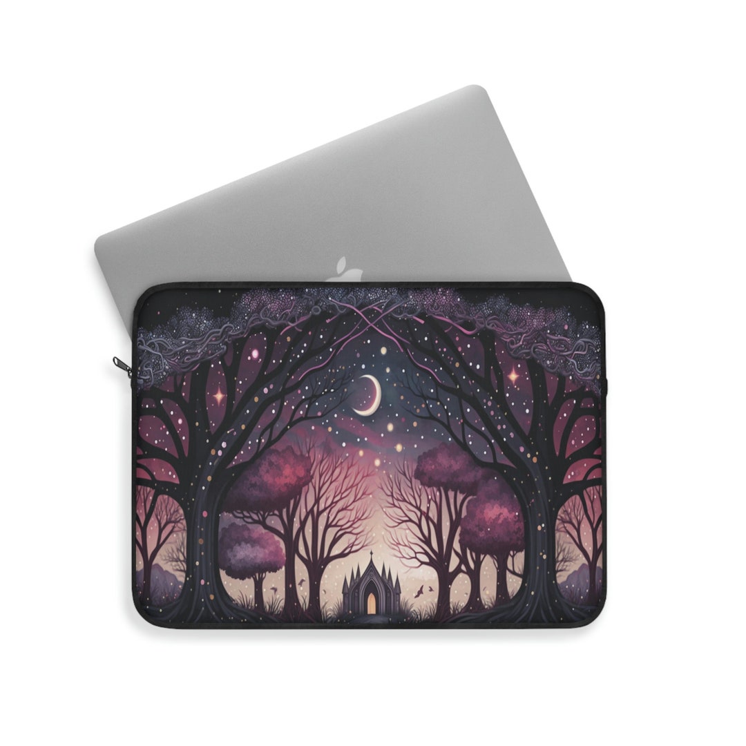 Gothic Fantasy Forest Laptop Sleeve Goth Laptop Accessory - Etsy