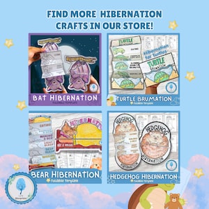 Frog Brumation | Hibernation Foldable Activity | Reptiles Hibernation ...