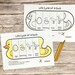 Foldable Duck Life Cycle Learning Activity for Kids A4 and 11x8.5 Inch ...