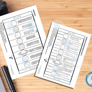 Solar System Planets Spaceship Foldout | Space Learning | Homeschool ...