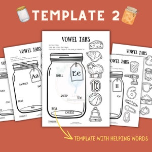 Vowel Jars | Educational Game for Toddlers Learning Vowels | Sorting ...