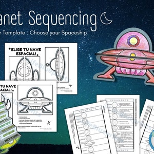 SPANISH Planet Sequencing Foldable | Solar System Planets | | Planets ...