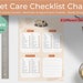 Dog Care Weekly Check List Simple & Easy Weekly Pet Care Planner Kid's ...